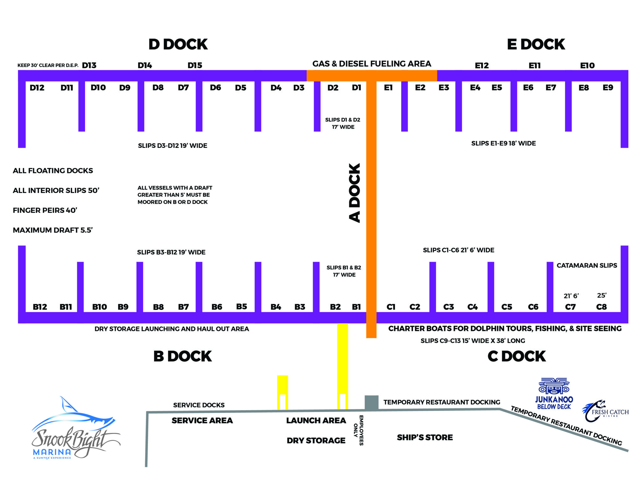 Boat Storage, Boat Docks, Floating Docks Fort Myers | Snook Bight
